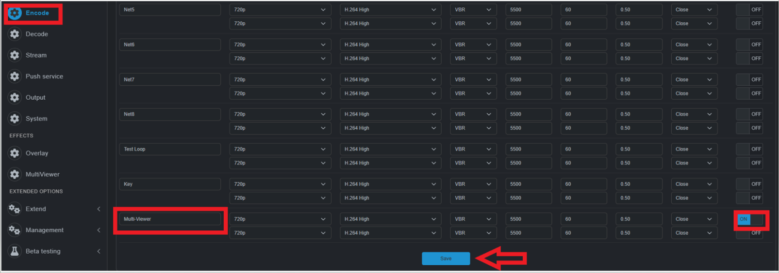 Configuring Limit 8 M4 Encoder to Catapult Spec – Catapult Thunder Support