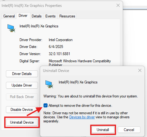 Using the Intel Graphics Software to update to the latest Intel ...
