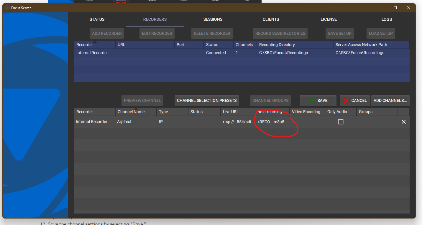 Using Focus Server During Thunder Network Capture – Catapult Thunder Support