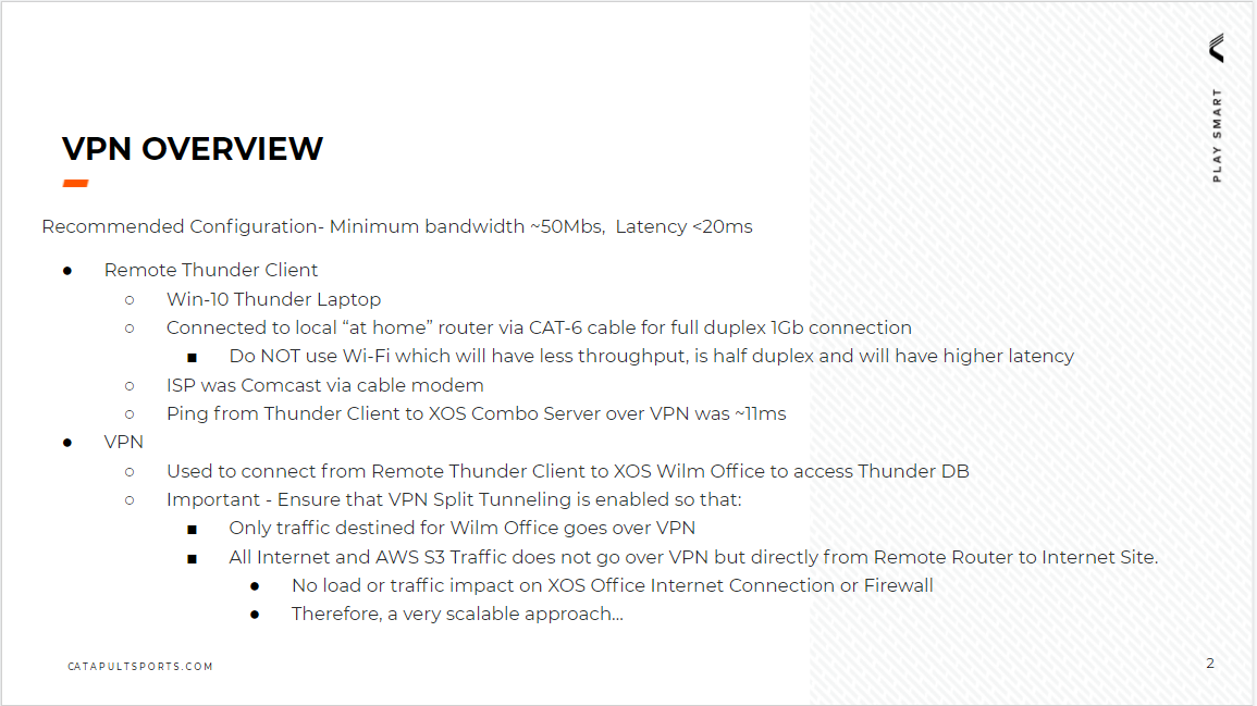 VPN Split Tunneling Overview – Catapult Thunder Support
