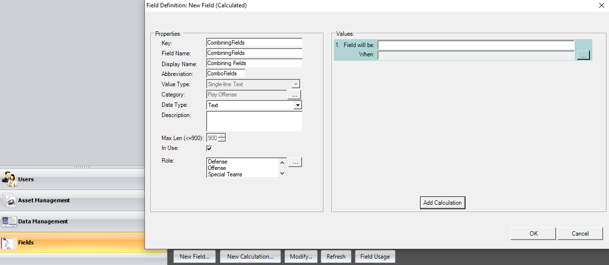 How To Create A Basic Calculated Field Combining Fields – Catapult Thunder Support