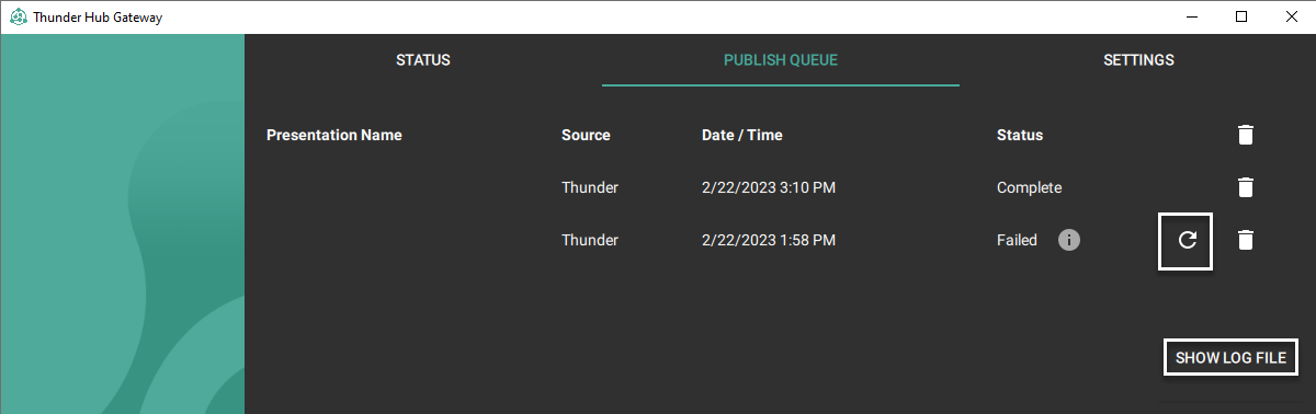 Thunder to Hub Integration User Guide – Catapult Thunder Support