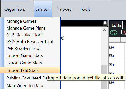 Import Stats to Edit – Catapult Thunder Support