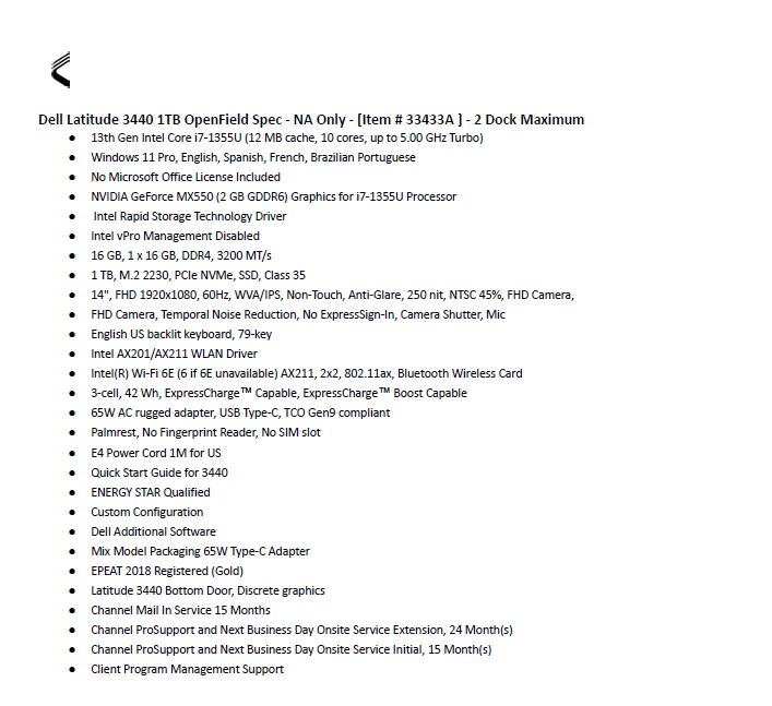 Qualified Hardware – Catapult Thunder Support