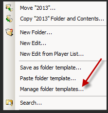 Folders and Folder Templates – Catapult Thunder Support